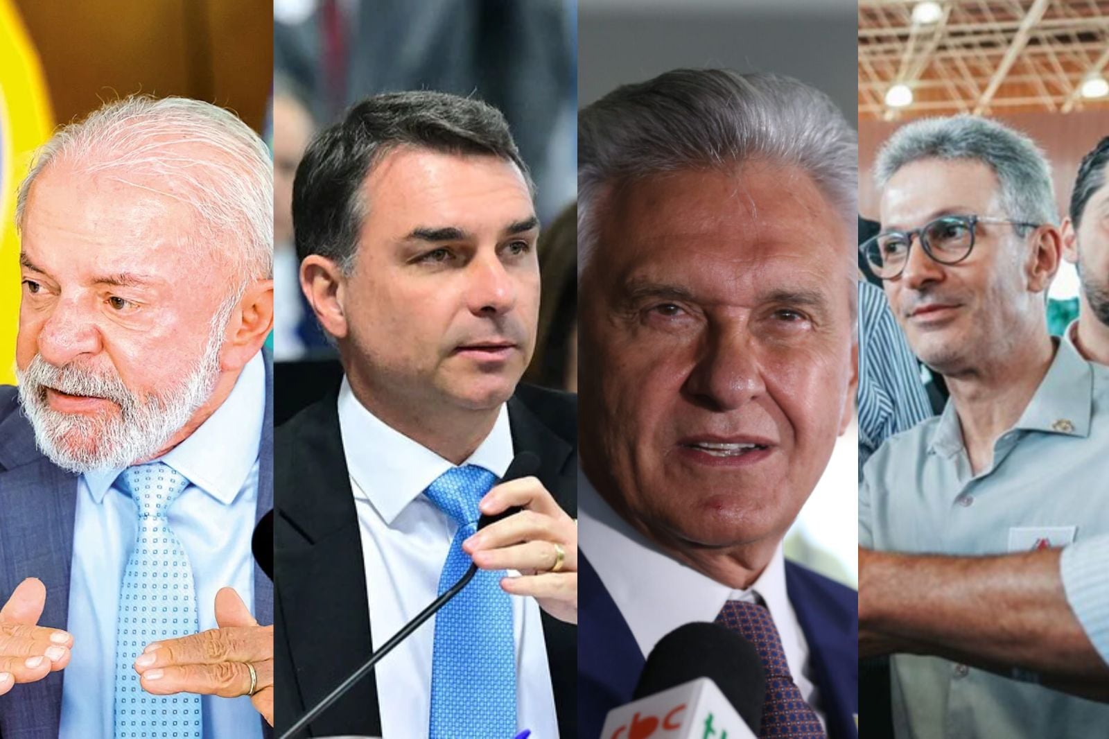 Lula empata com Flávio, Caiado e Zema no 2º turno, diz pesquisa ...